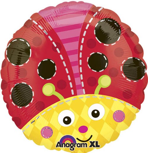 18-Inch Cute Lady Bug Foil Round Balloon | Michaels