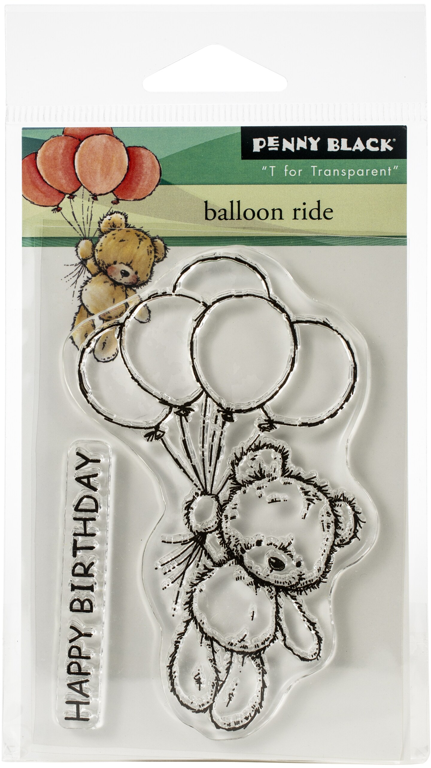 Penny Black Clear Stamps-Balloon Ride 3"X4" | Michaels