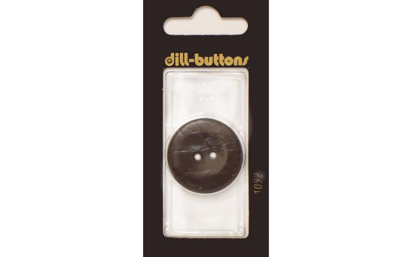 Dill Buttons 28mm 1pc 2 Hole Brown | Michaels