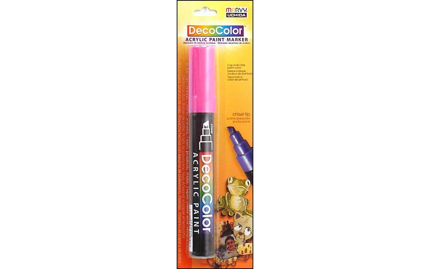 Uchida DecoColor Acry Paint Pen Card Pink | Michaels