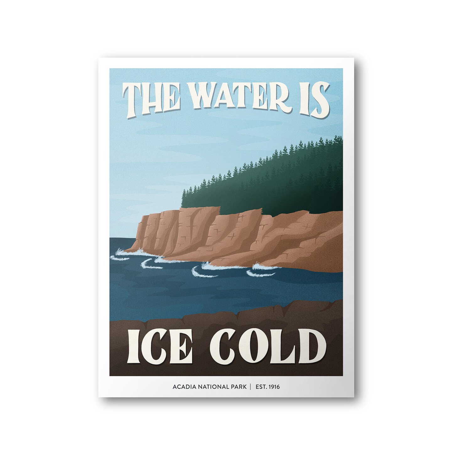 Acadia National Park Poster | Subpar Parks Poster | MakerPlace by Michaels