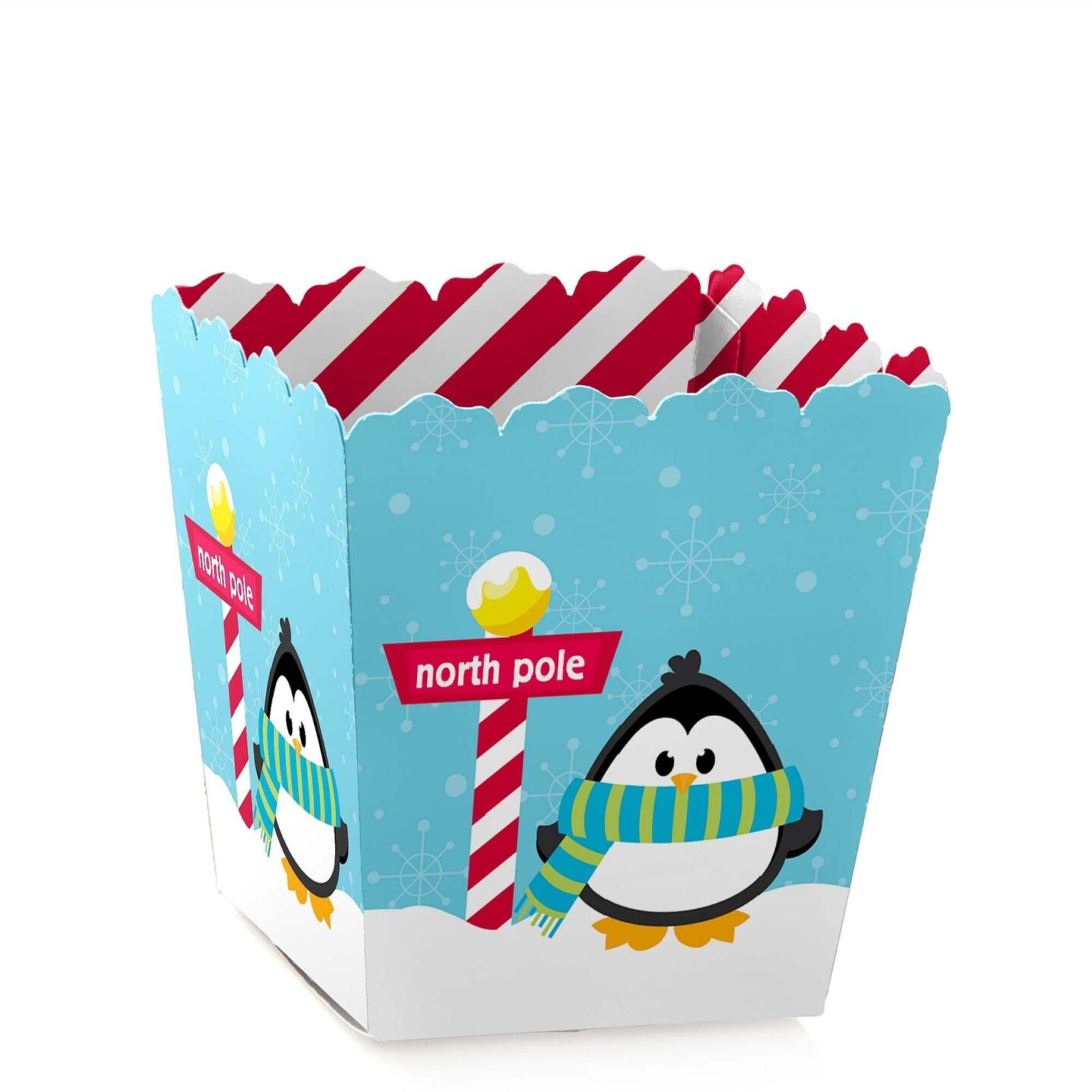 Big Dot of Happiness Holly Jolly Penguin - Party Mini Favor Boxes ...