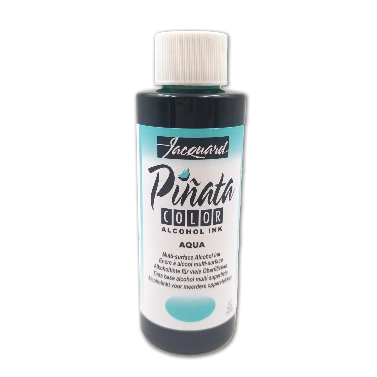 Jacquard Pinata Alcohol Ink, 4 oz. Bottle, Aqua #022 | Michaels