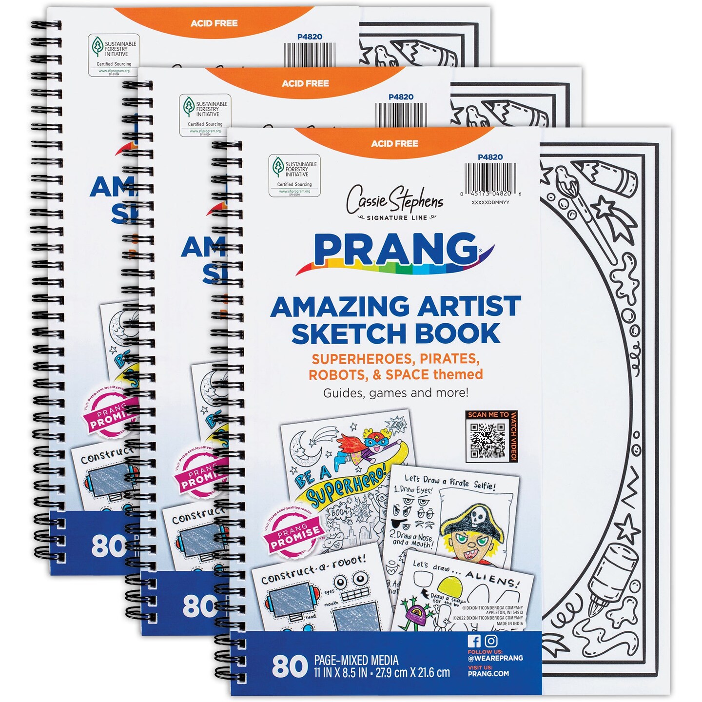 Amazing Artists Sketch Book, Pack of 3 | Michaels
