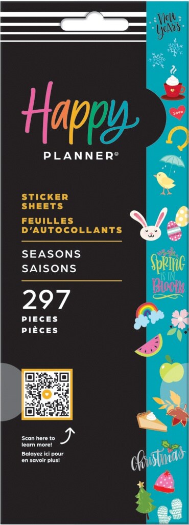 Happy Planner Sticker Sheets 8/Sheets-Seasons, 297 Pieces | Michaels