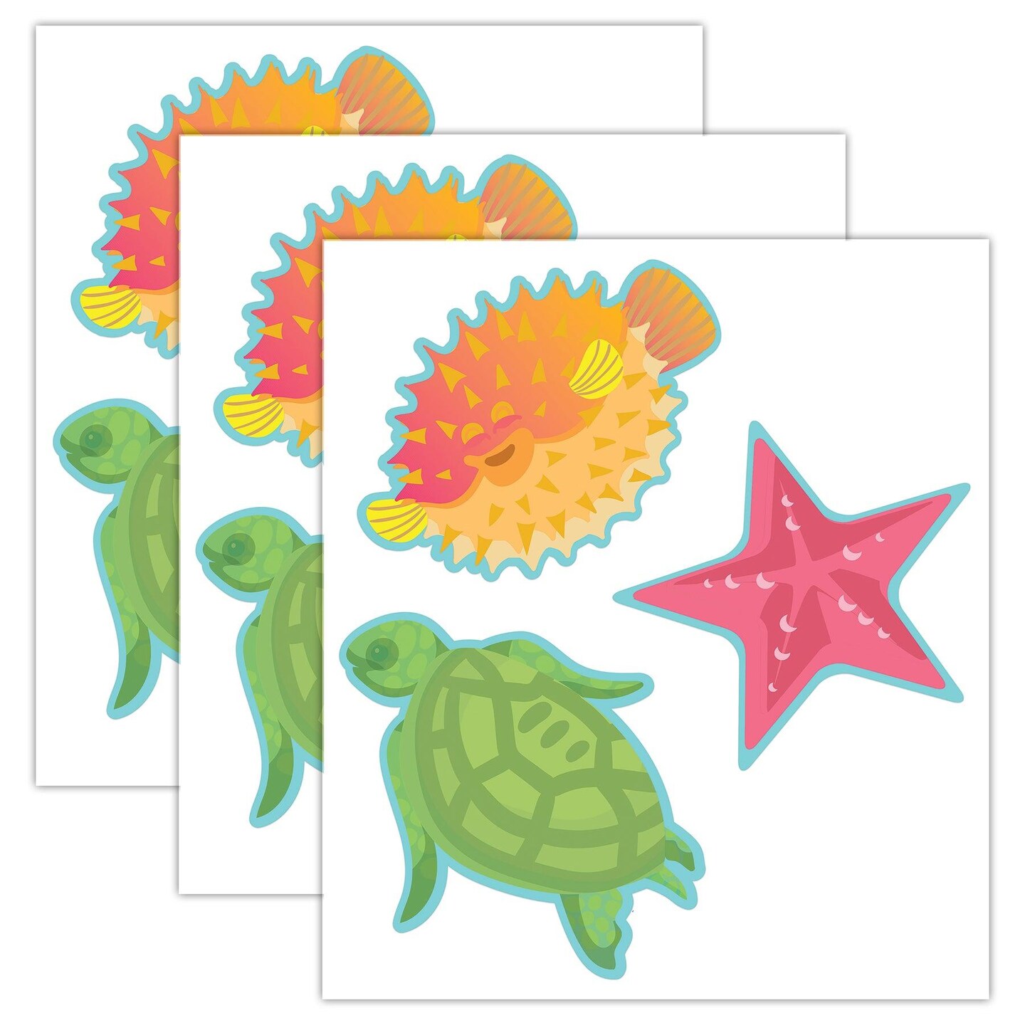 Seas the Day Fish Paper Cut-Outs, 36 Per Pack, 3 Packs | Michaels