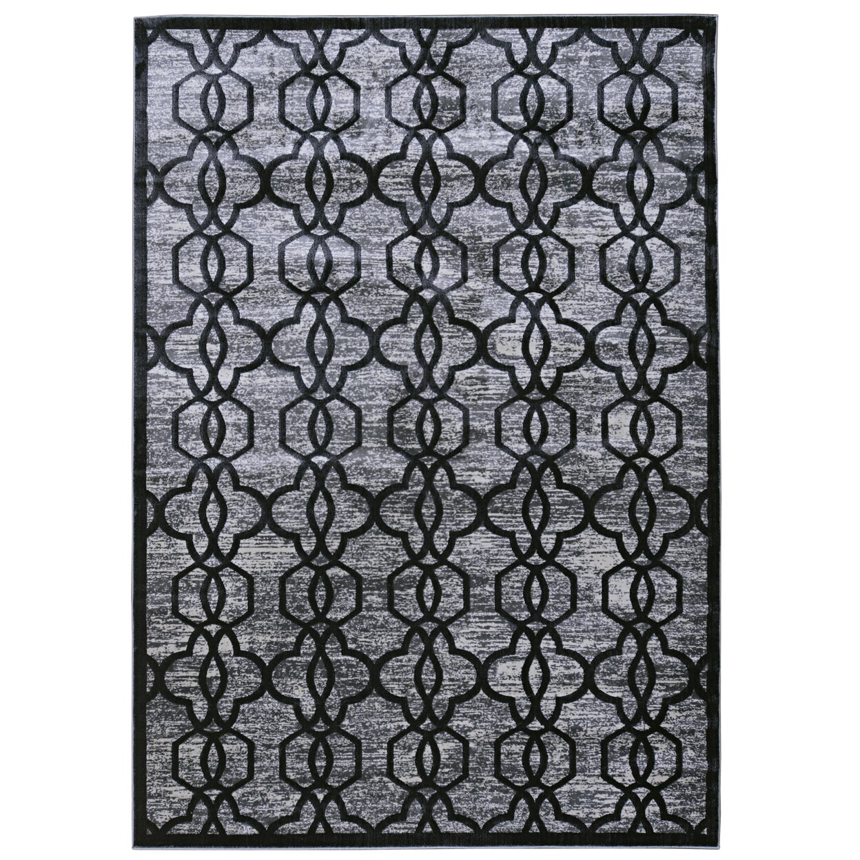 Linon Home Decor Platinum Iron Gate Grey and Black 8 X 11 | Michaels
