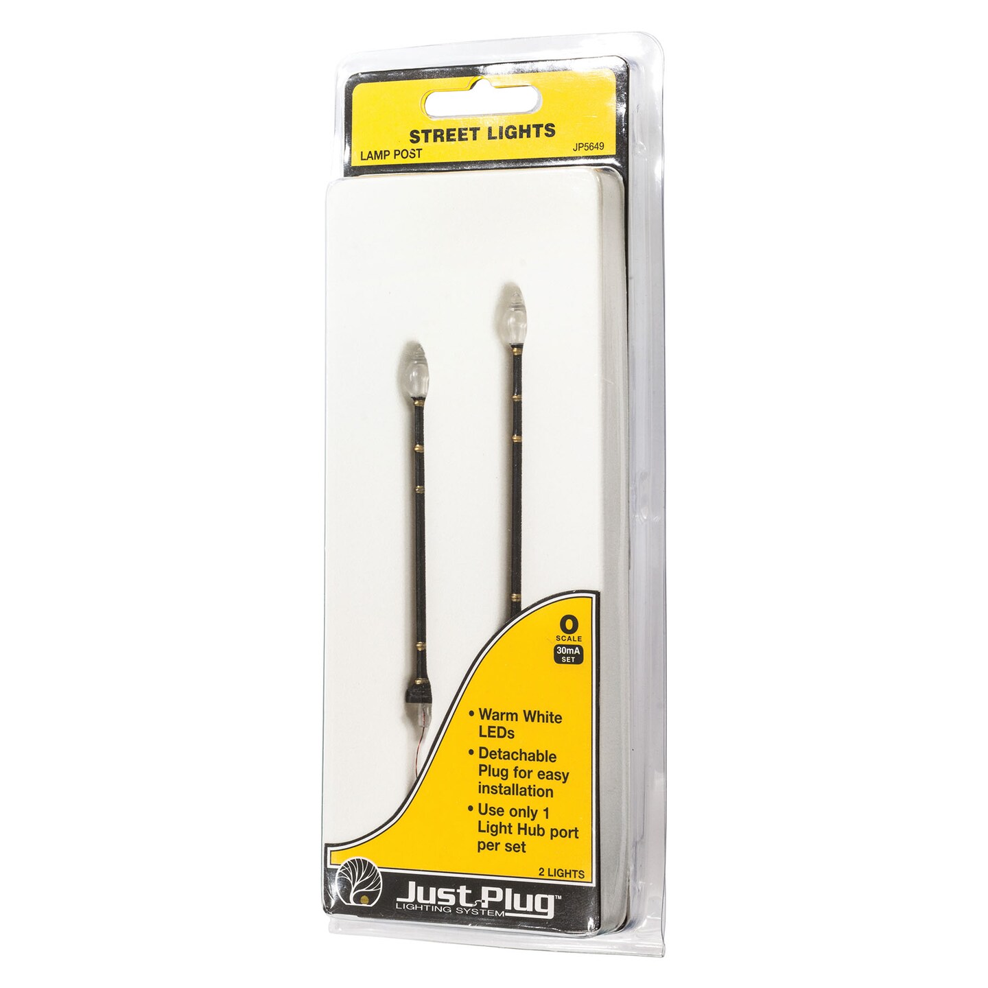 Woodland Scenics HO Scale Street Lights - 3 Warm White LED Lamp Posts ...