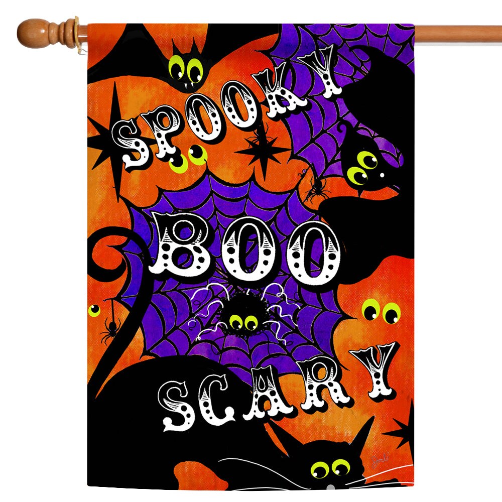 Spooky Scary Decorative Halloween Flag | Michaels