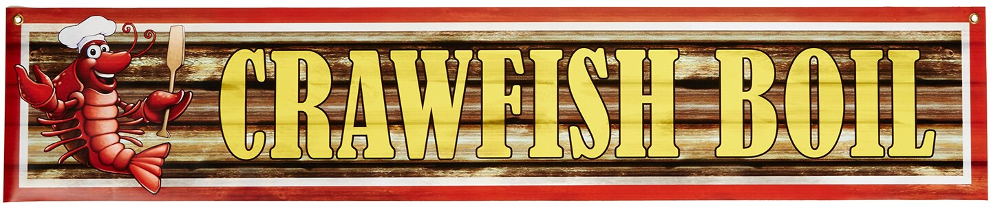 Crawfish Boil Banner (Pack of 12) | Michaels