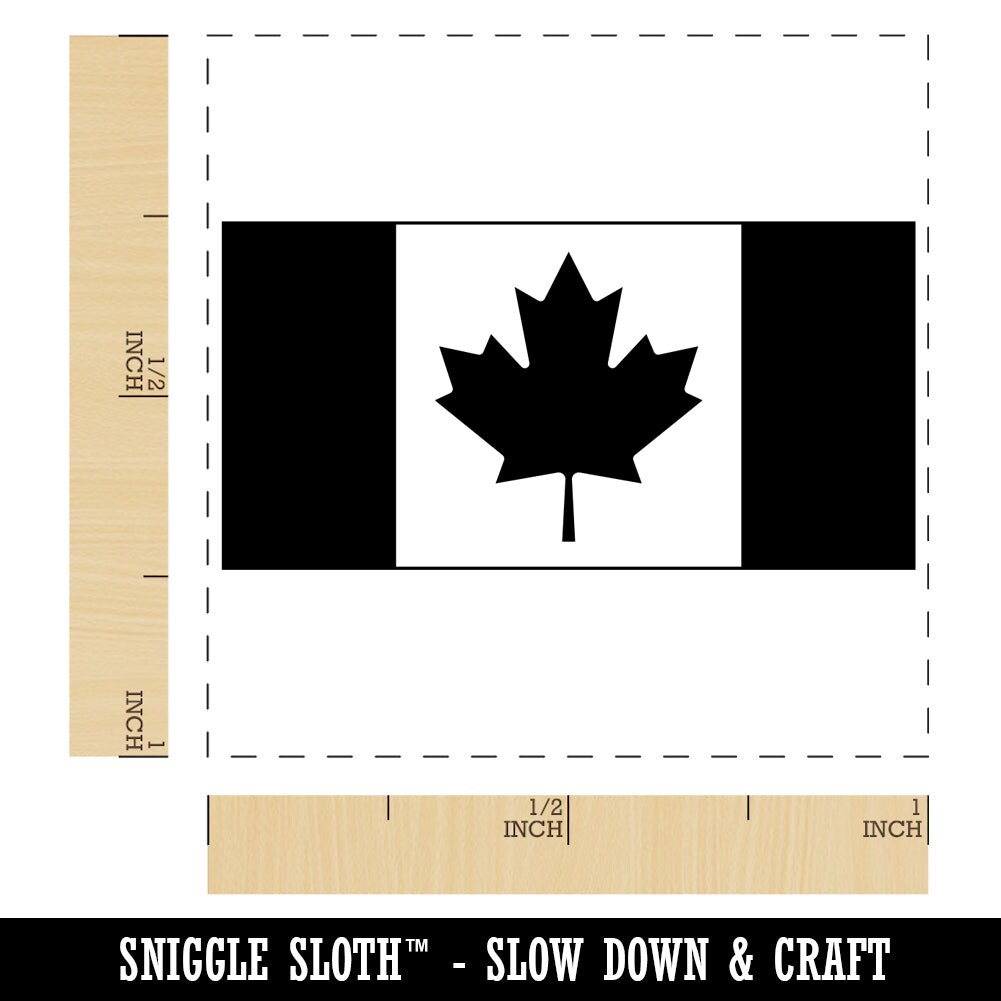 Canada Country Flag Self-Inking Rubber Stamp Ink Stamper | Michaels