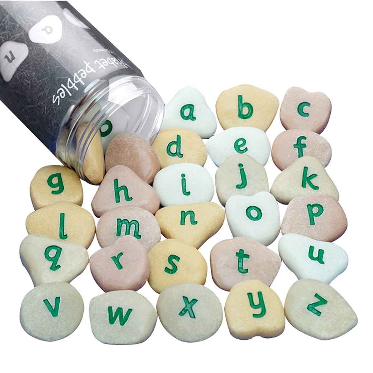 Yellow Door Lowercase Alphabet Pebbles | Michaels