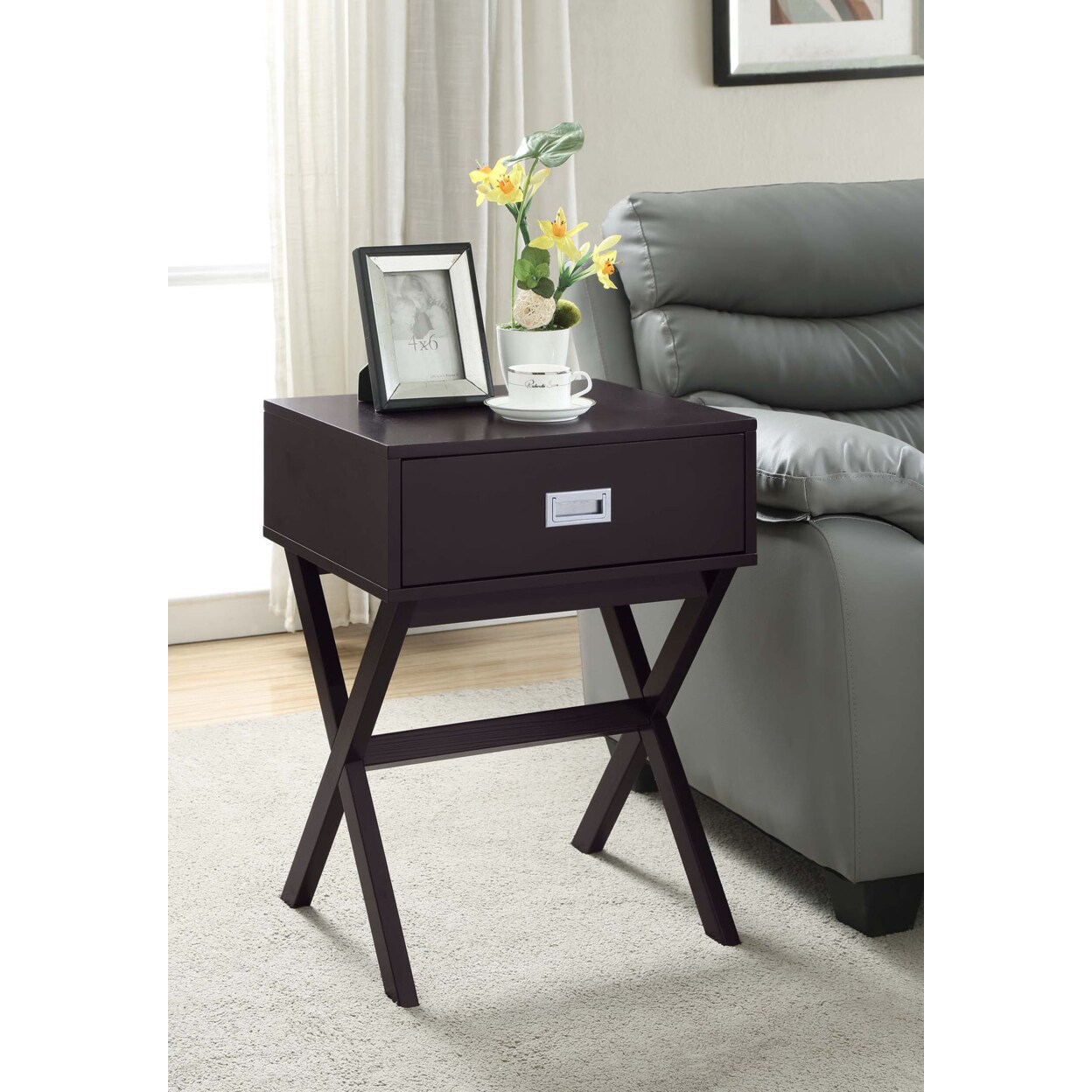 Convenience Concepts Designs2Go Landon End Table, Espresso | Michaels