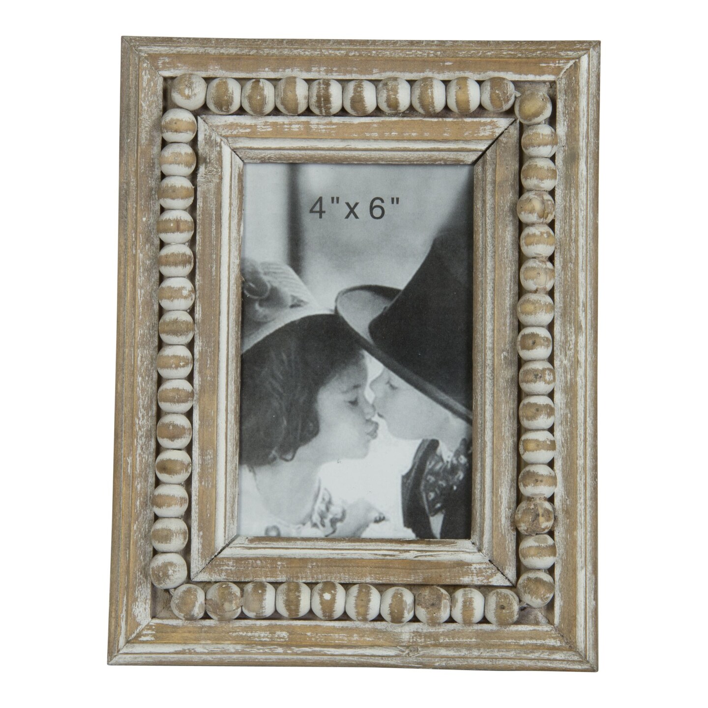 Creative Design 9" Brown Distressed Rectangular Photo Frame | Michaels