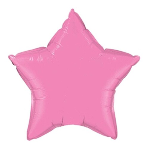 20" Rose Pink Star Shaped Flat Metallic Foil Balloon | Michaels