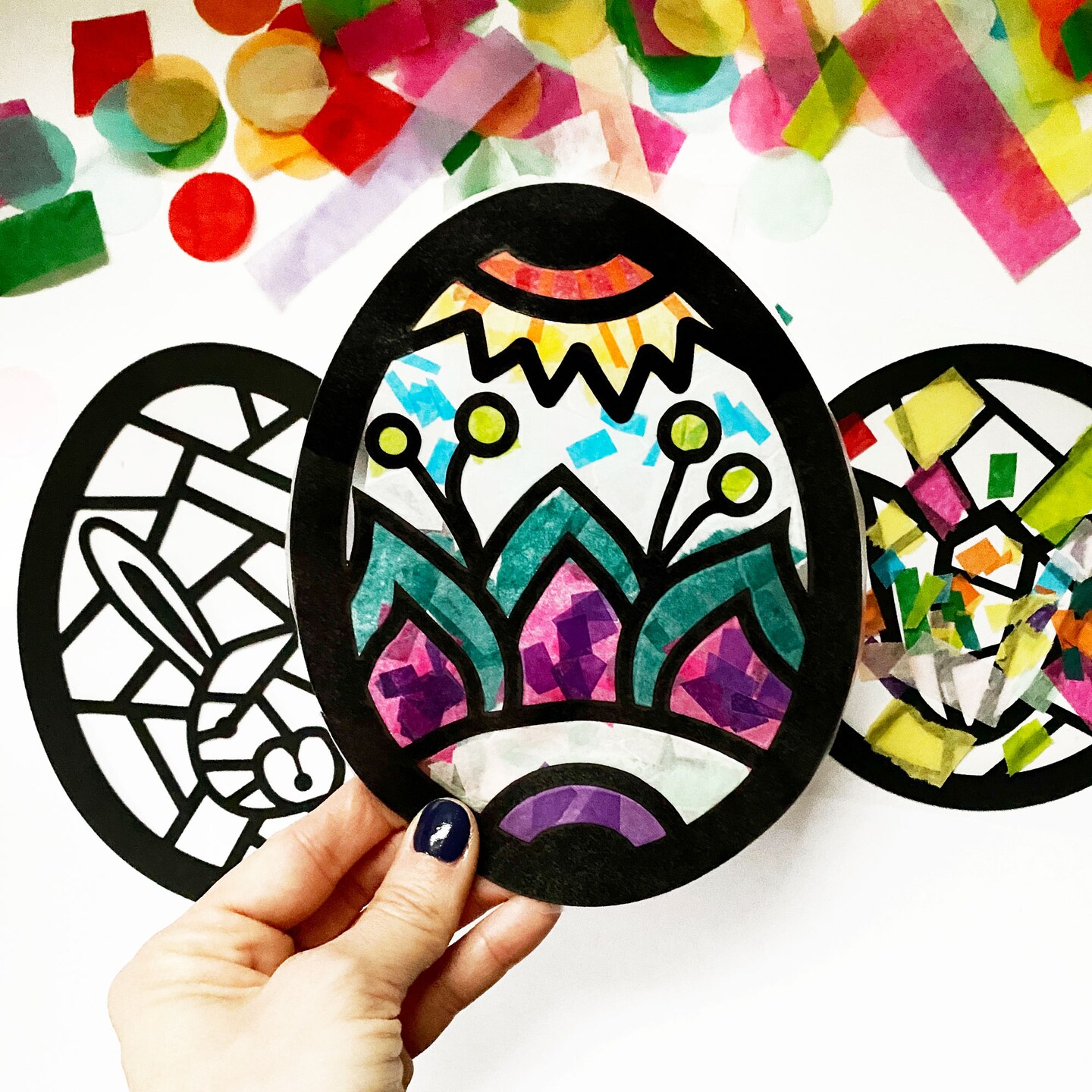 Easter Egg Suncatcher Craft kit | MakerPlace by Michaels