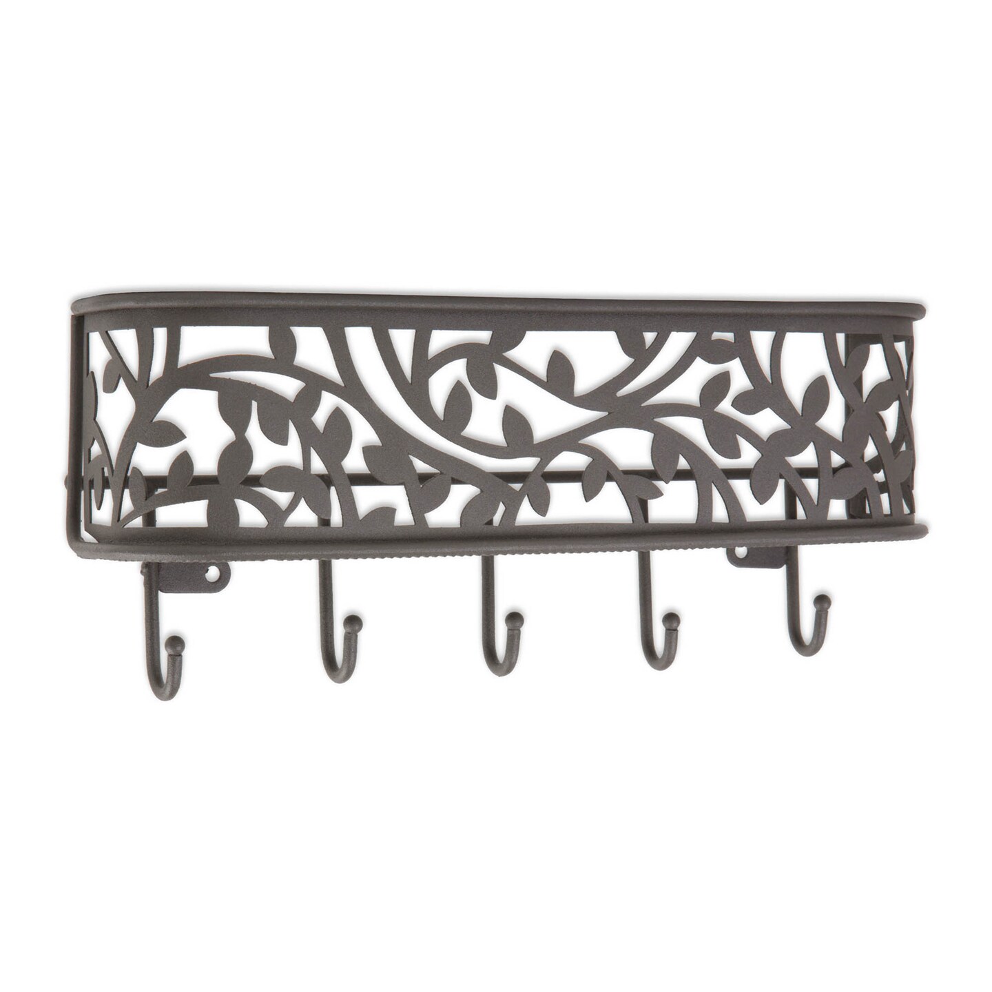 Contemporary Home Living 13" Gray Multi-purpose Wall Mount Key and Mail ...