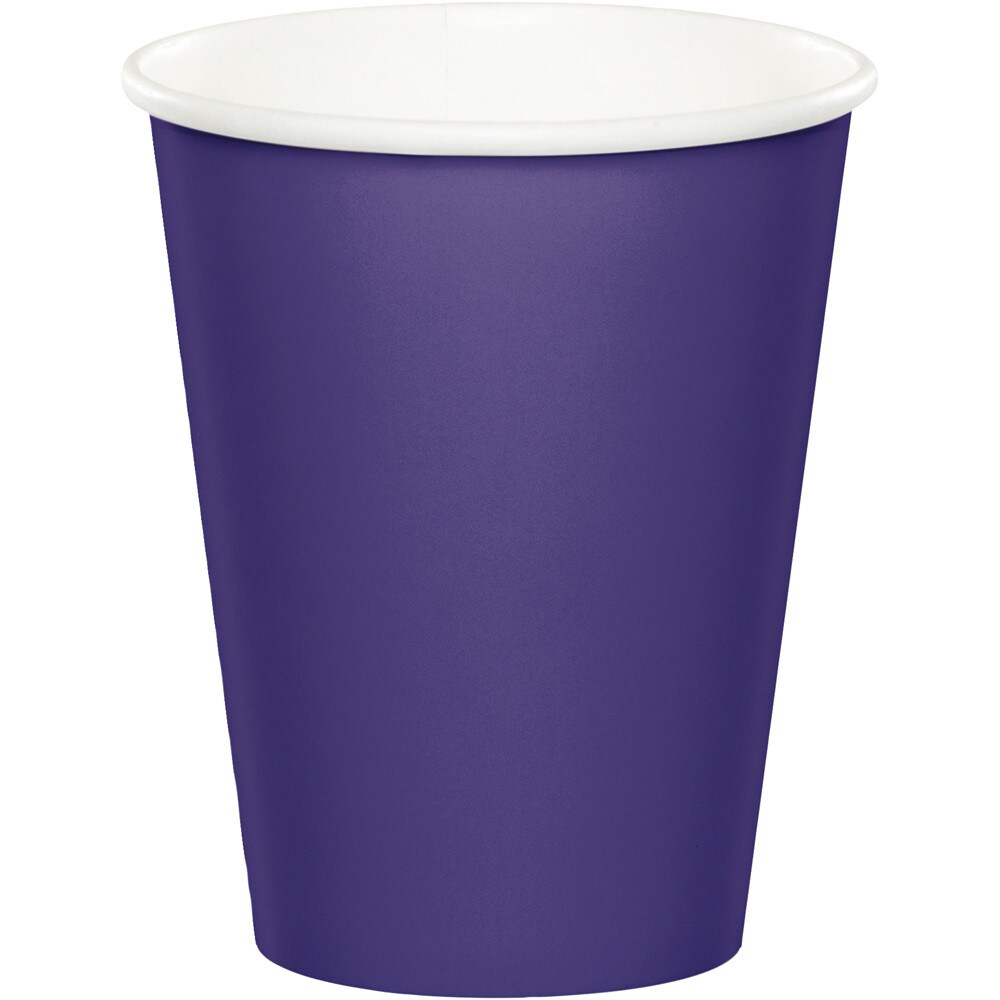 Party Central Hot and Cold Disposable Paper Drinking Party Tumbler Cups ...