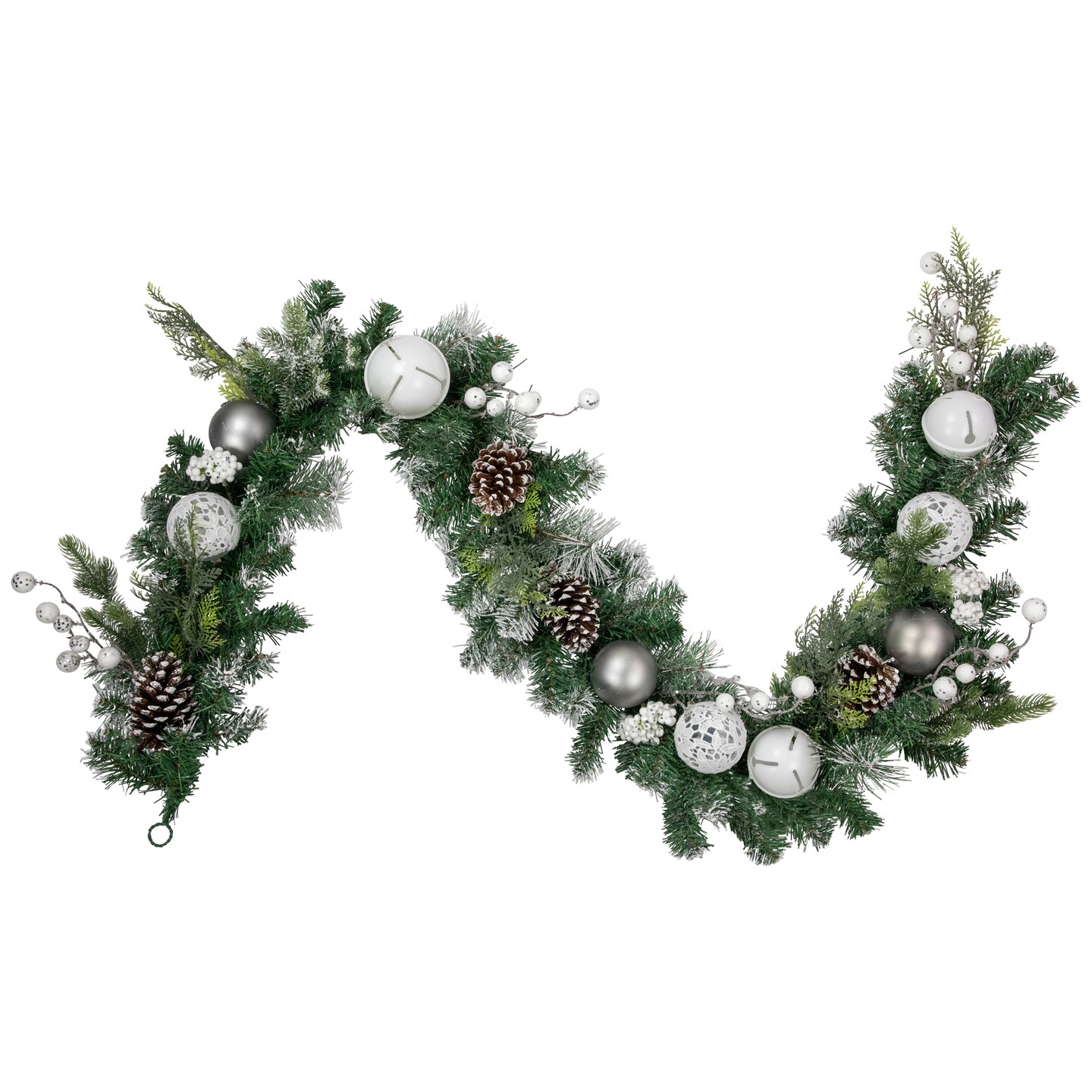 Northlight 6' Green Pine Frosted Artificial Christmas Garland with ...