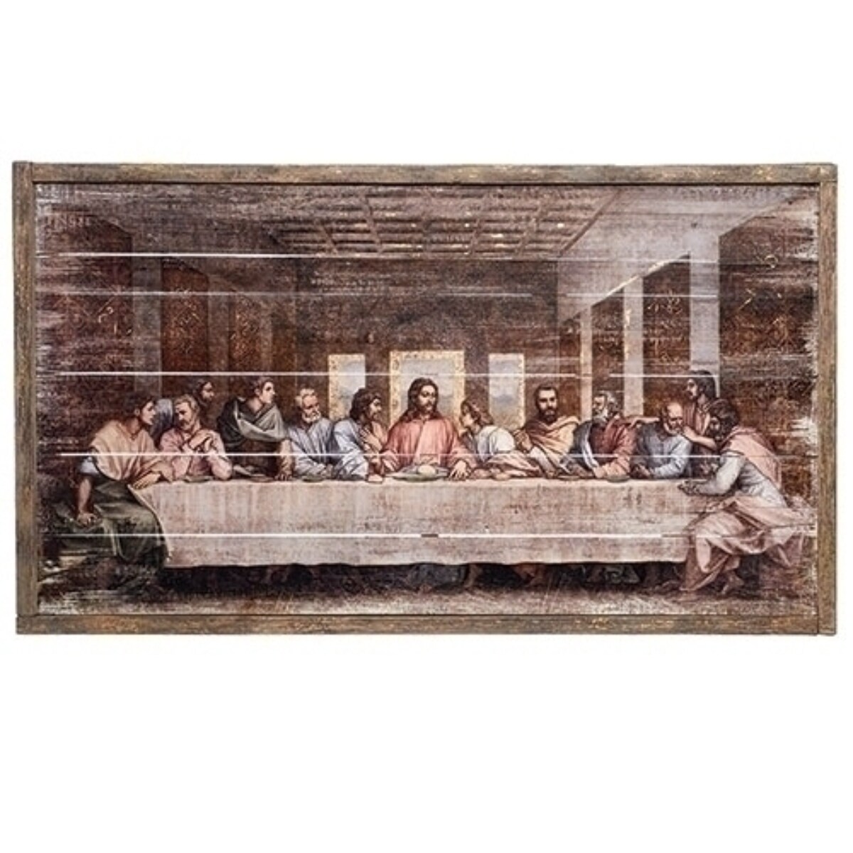 Roman The Last Supper Wood Panel Wall Decoration - 37.5" | Michaels