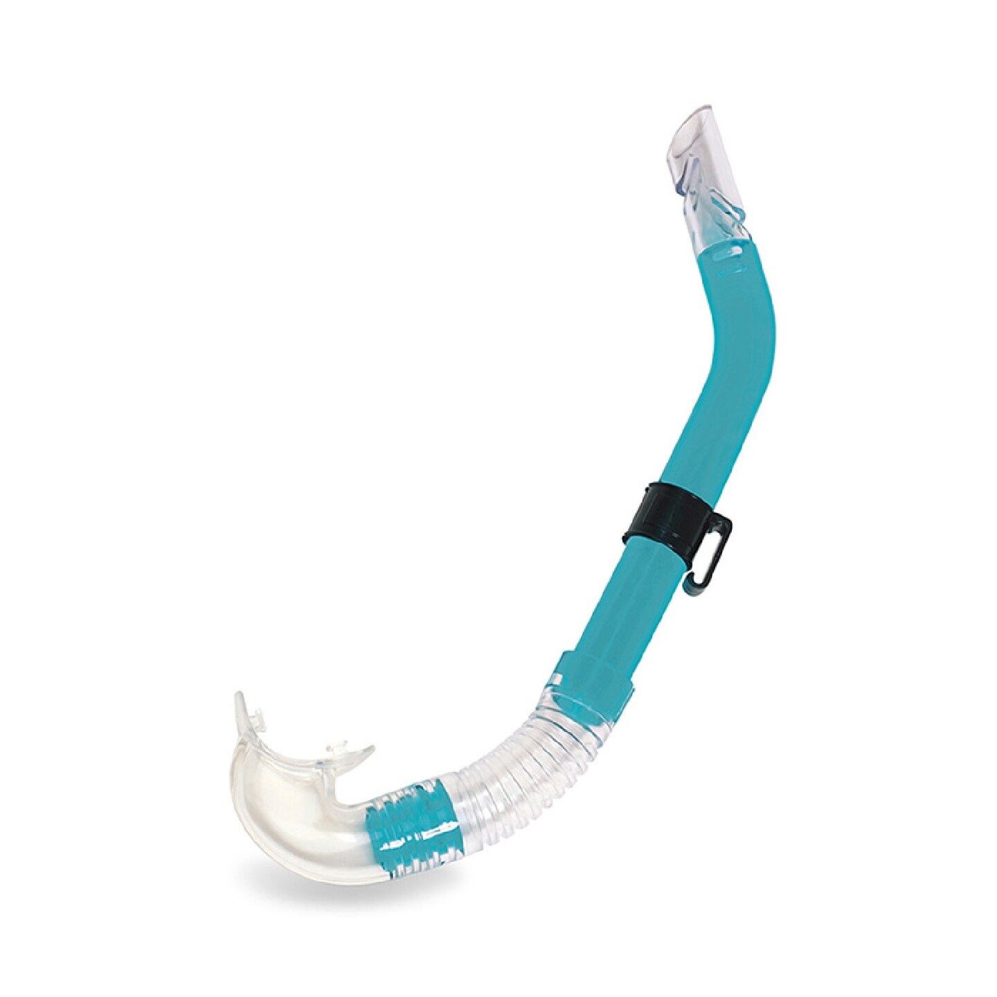 Swim Central 15" Light Blue and Clear Semi-Dry Top Adult Sport Swimming ...