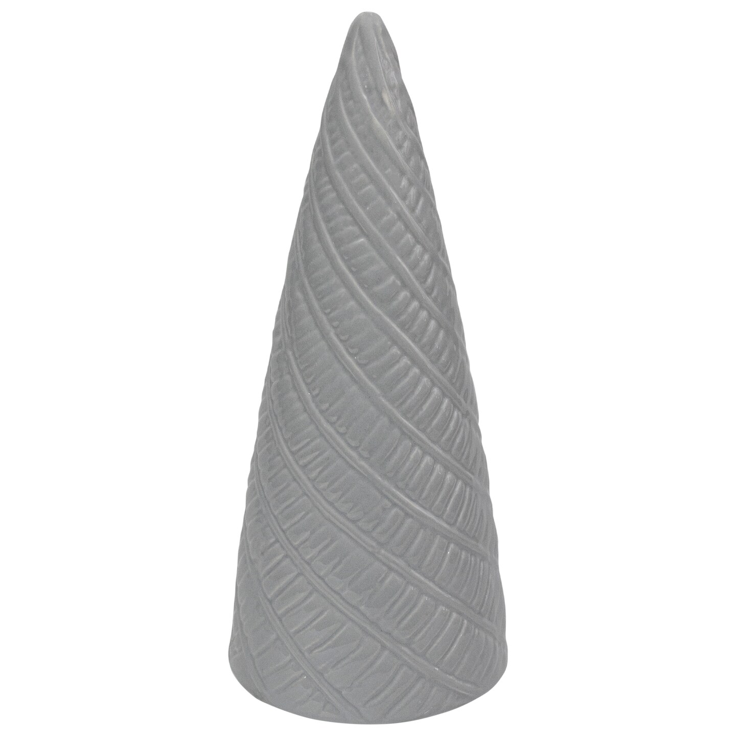 Northlight 7 Gray Ceramic Cone Tree Christmas Table Top Decoration Northlight 7 Gray Ceramic Cone Tree Christmas Table Top Decoration