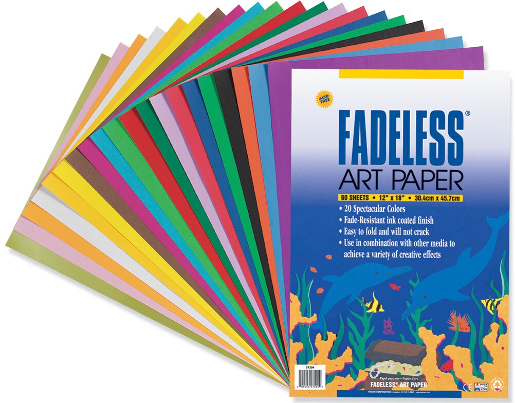 Pacon - Fadeless Paper Sheet - 12" x 18", 60/Shts. | Michaels