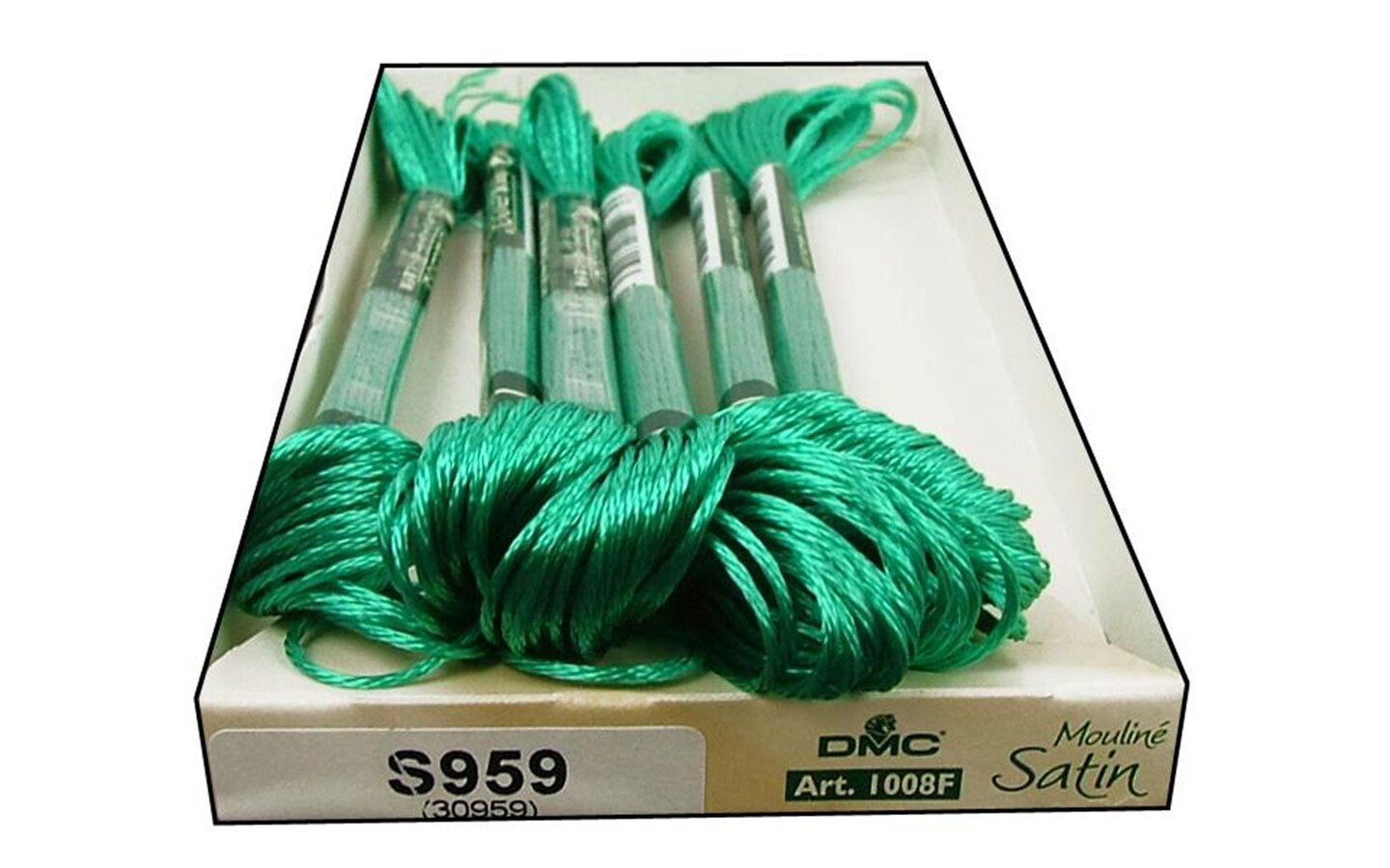 DMC Satin Embroidery Floss Chlorophyll Green | Michaels