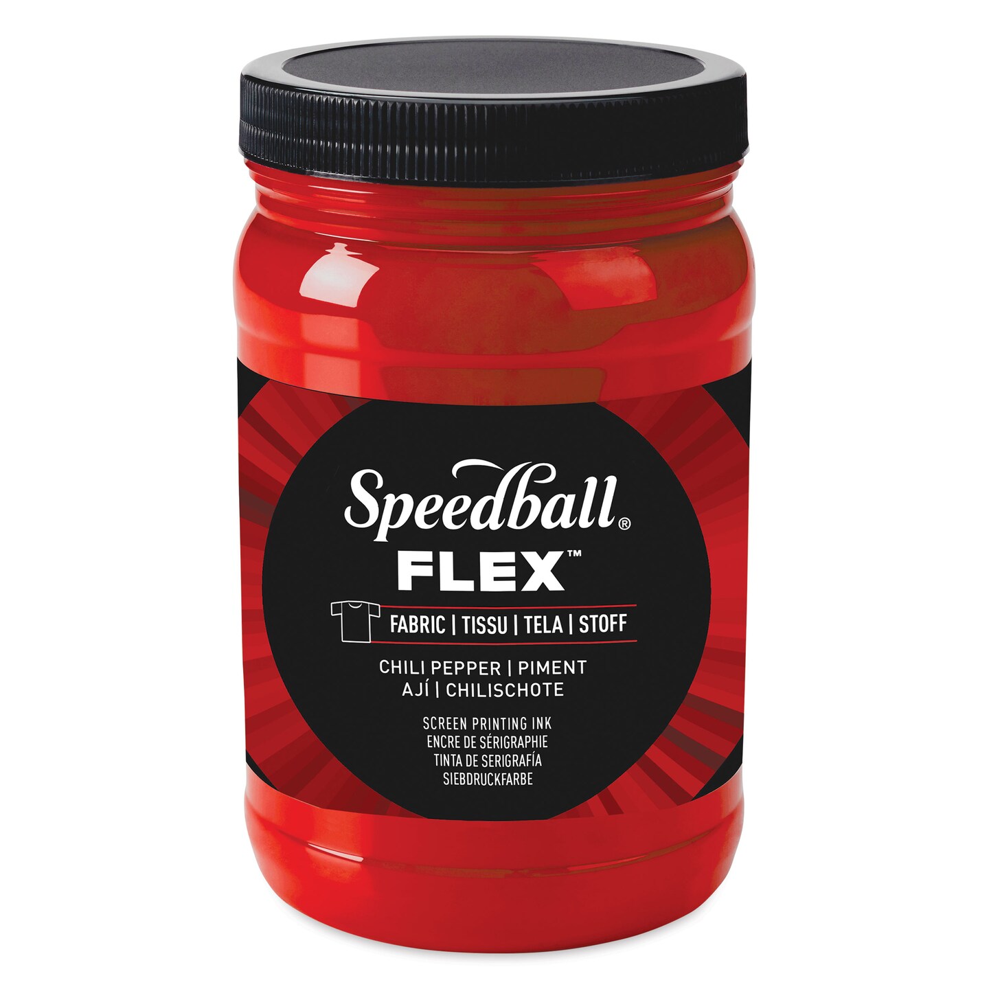 Speedball Flex Screen Printing Fabric Ink - Chili Pepper, 32 oz | Michaels
