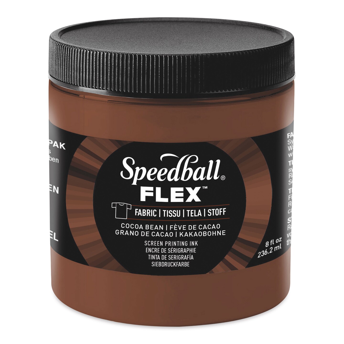 Speedball Flex Screen Printing Fabric Ink - Cocoa Bean, 8 oz | Michaels