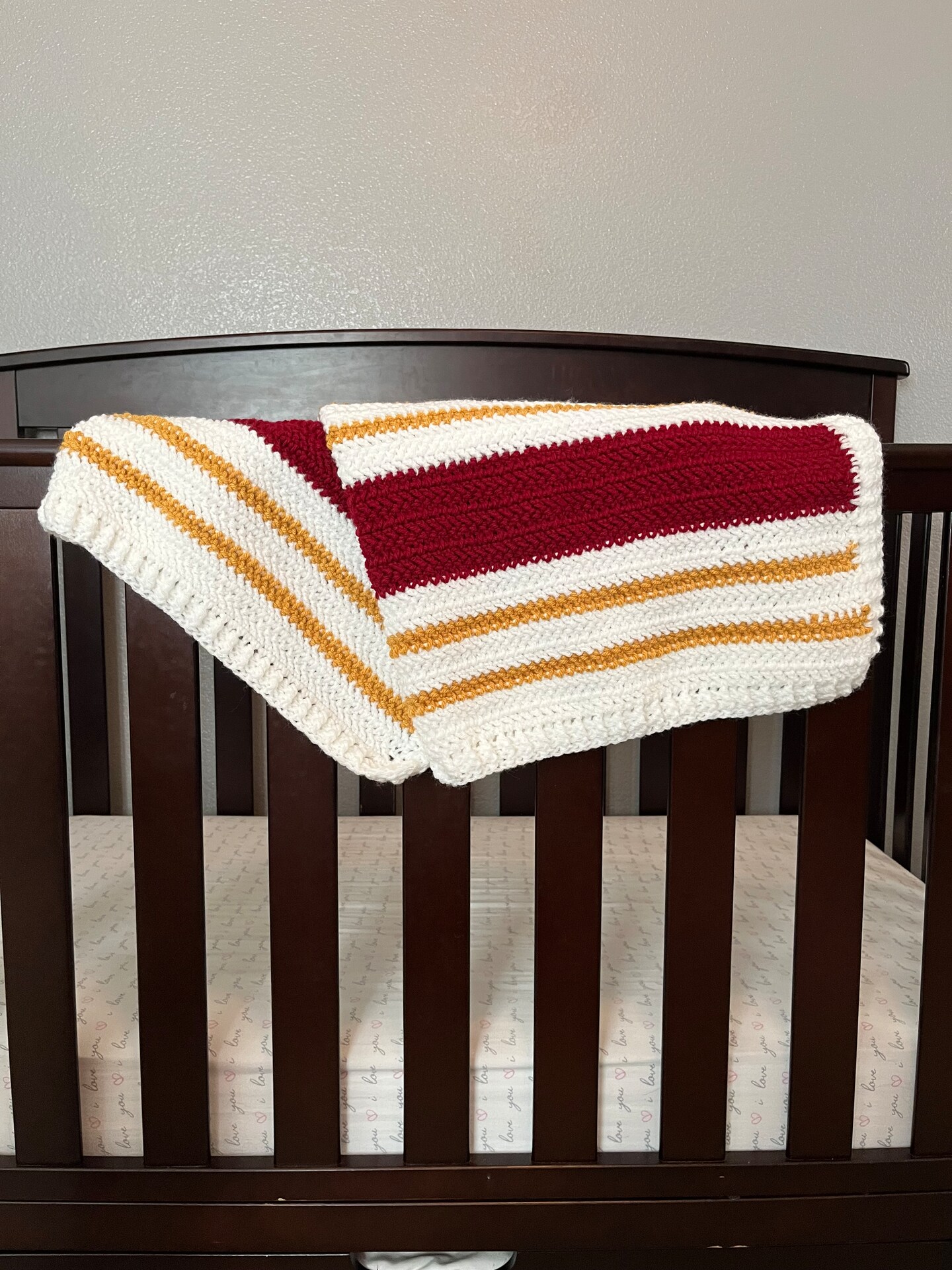 Washington Commanders themed baby blanket | MakerPlace by Michaels