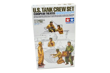 Tamiya 1/35 Tamiya US Tank Crew Set European Theater Plastic Figure ...