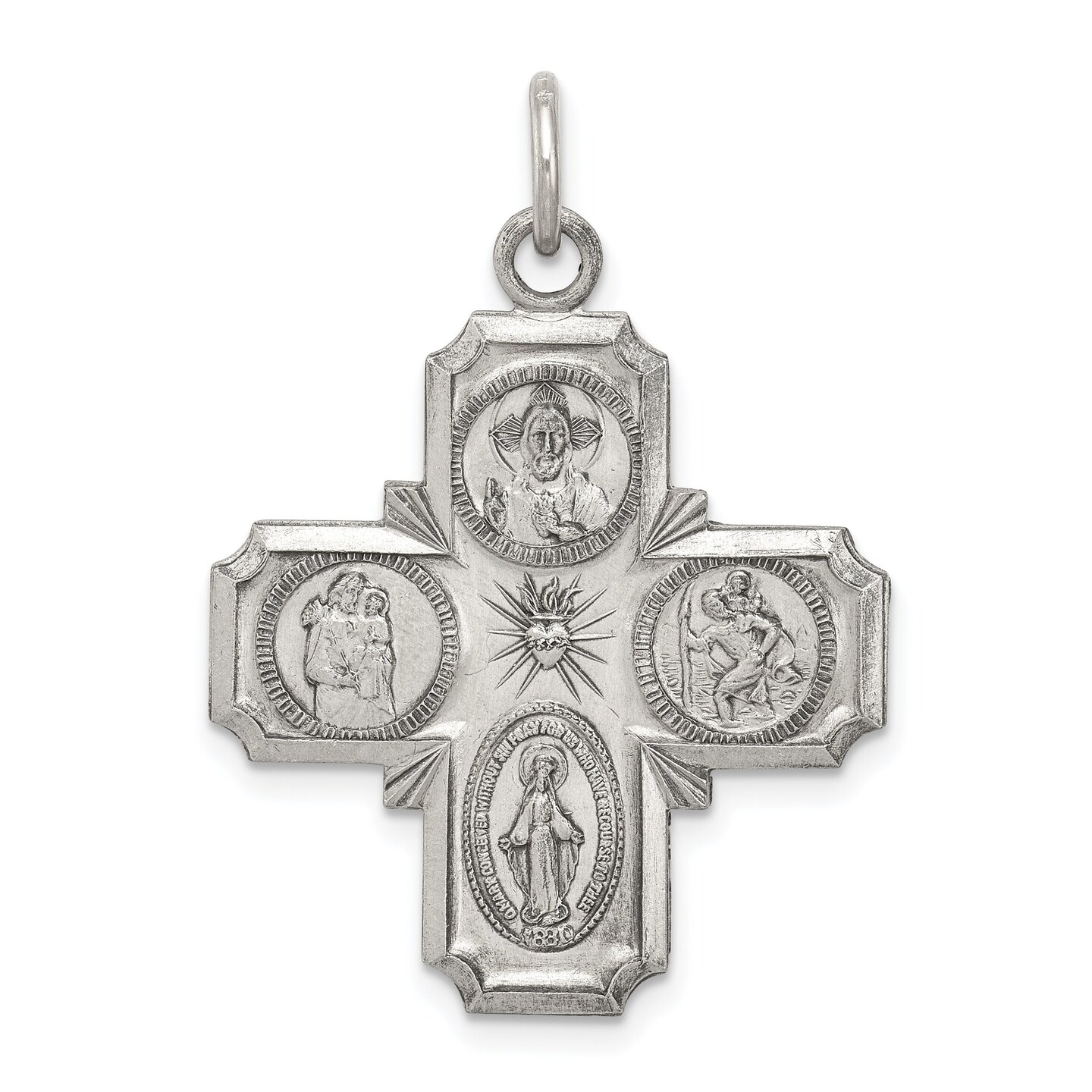 Sterling Silver Cross Medal | Michaels