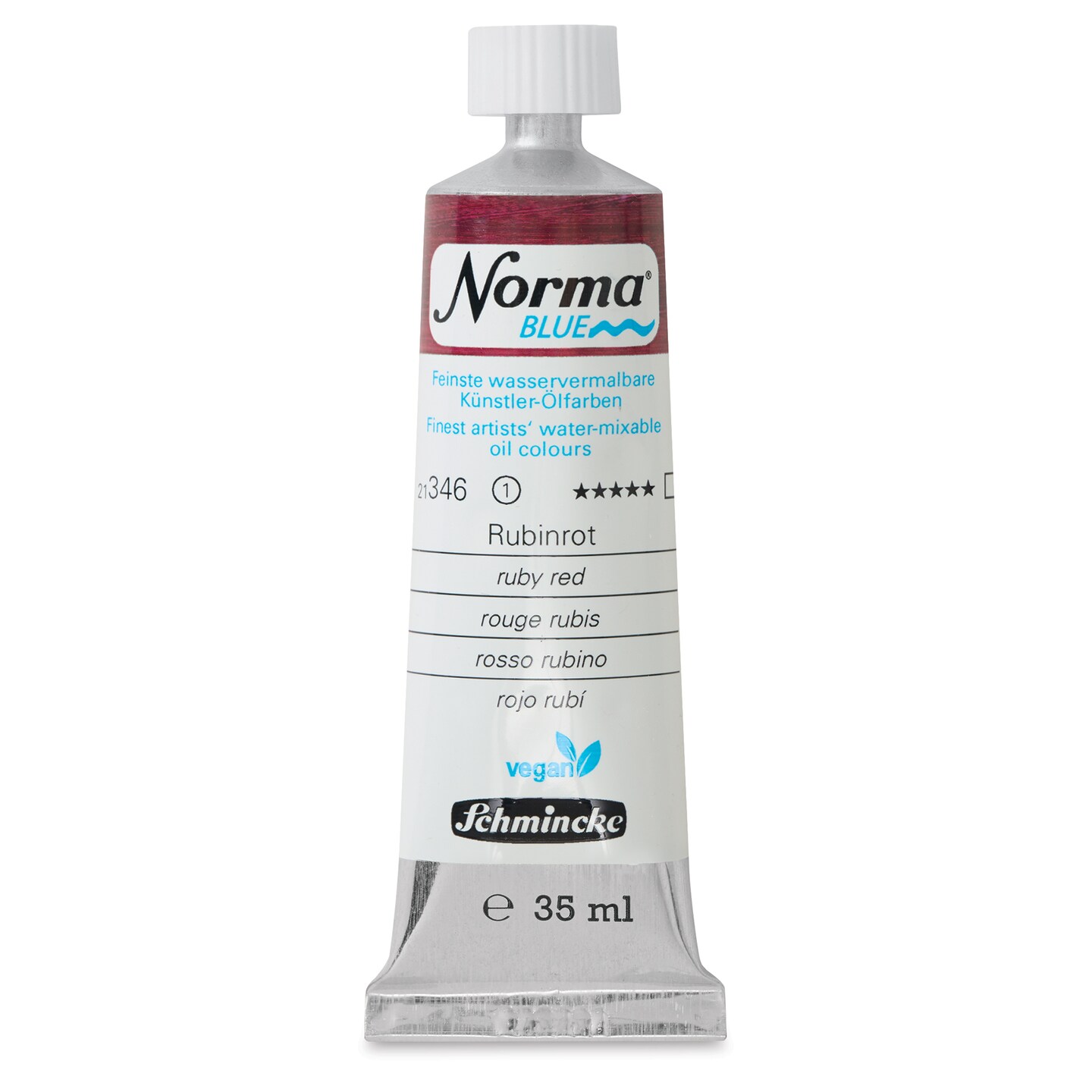 Schmincke Norma Blue Water-Mixable Oil Paint - Ruby Red, 35 ml | Michaels