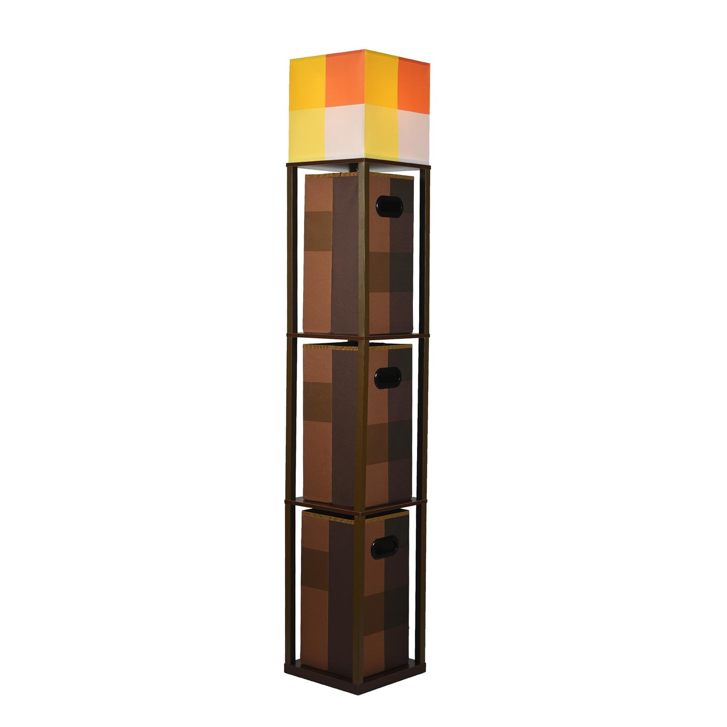Minecraft Brownstone Torch Standing Floor Lamp and Storage Unit | 5 ...