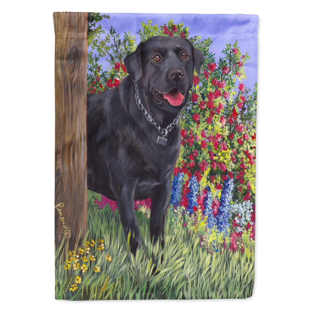 Black Labrador Retriever Flag Garden Size | Michaels