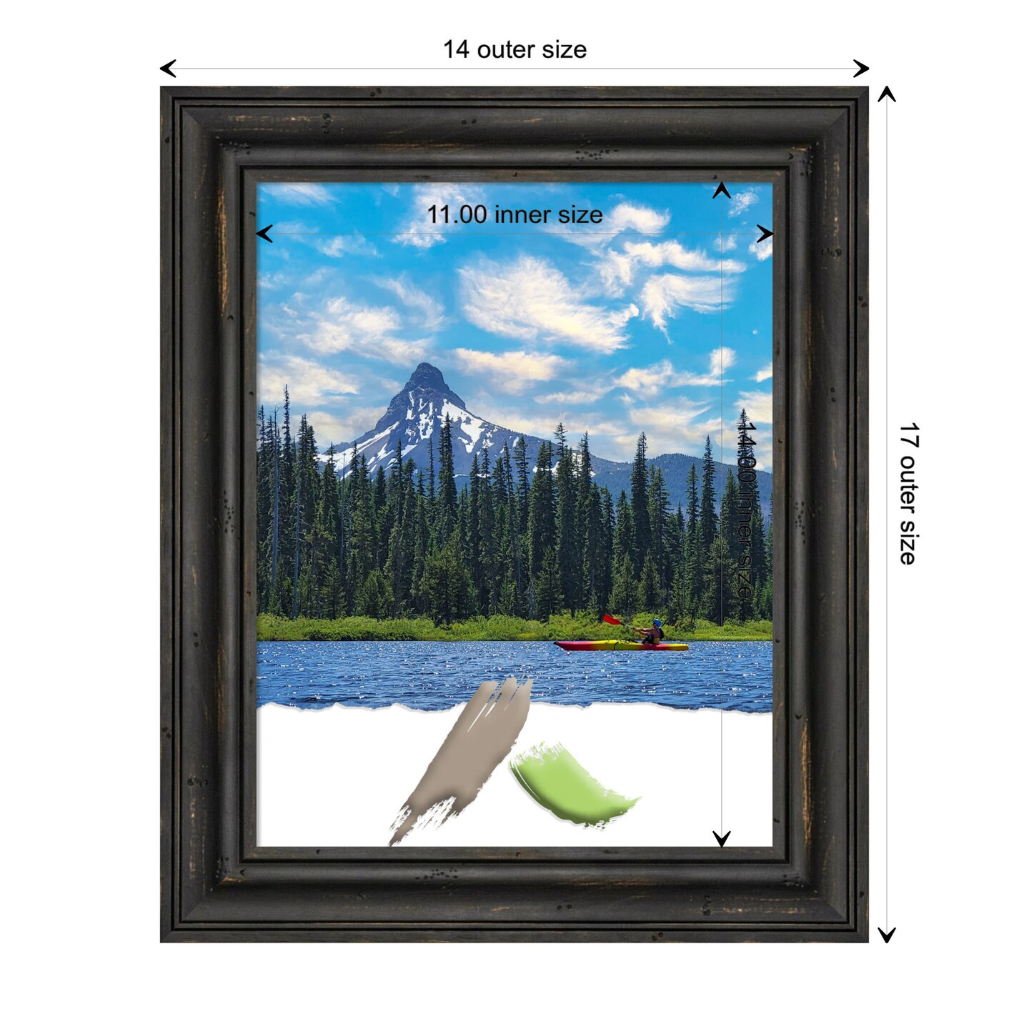 Rustic Pine Narrow Wood Picture Frame, Photo Frame, Art Frame | Michaels