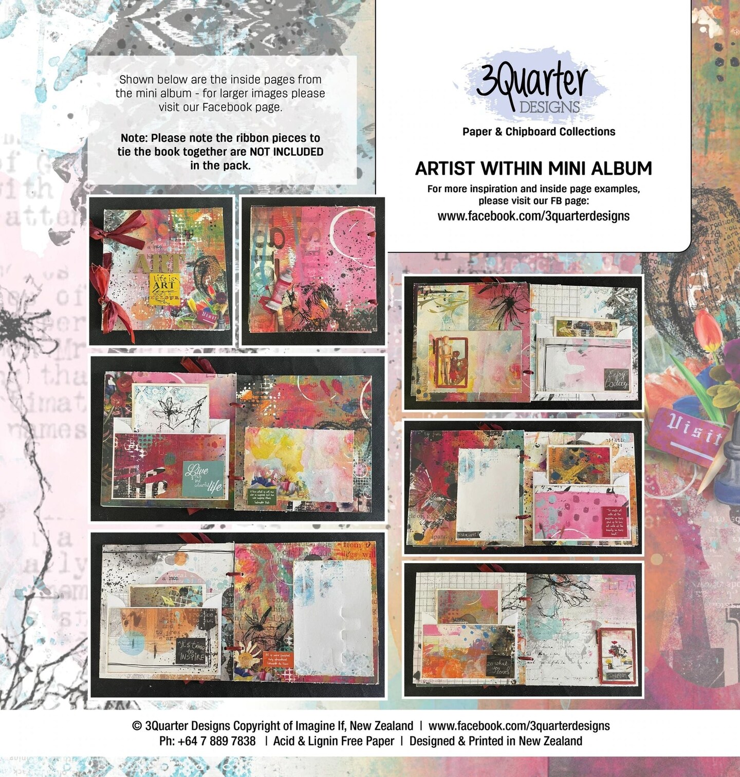 3Quarter Designs Artist Within Mini Album Base Kit | Michaels