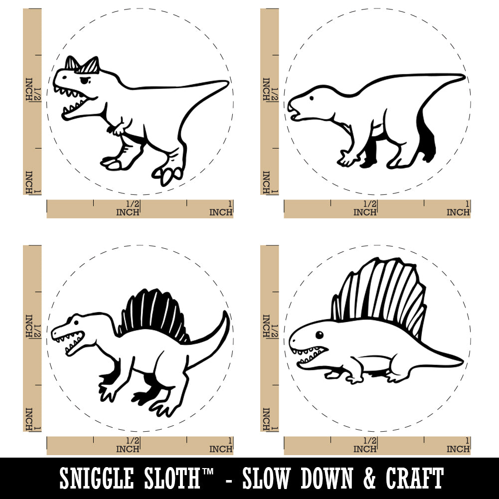 Cute Dinosaurs Rubber Stamp Set for Stamping Crafting Planners | Michaels