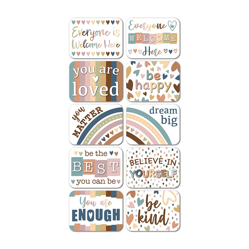 Non-Magnetic Mini Whiteboard Erasers, Everyone is Welcome, Pack of 10 ...