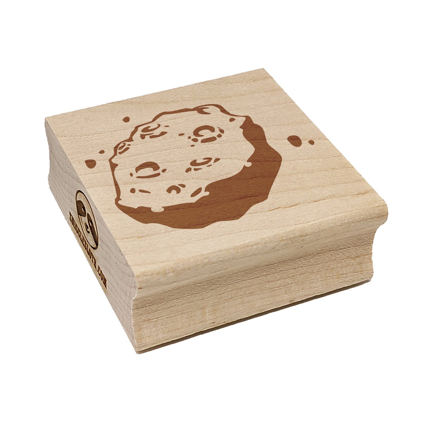 Meteorite Asteroid Space Rock Debris Square Rubber Stamp for Stamping ...