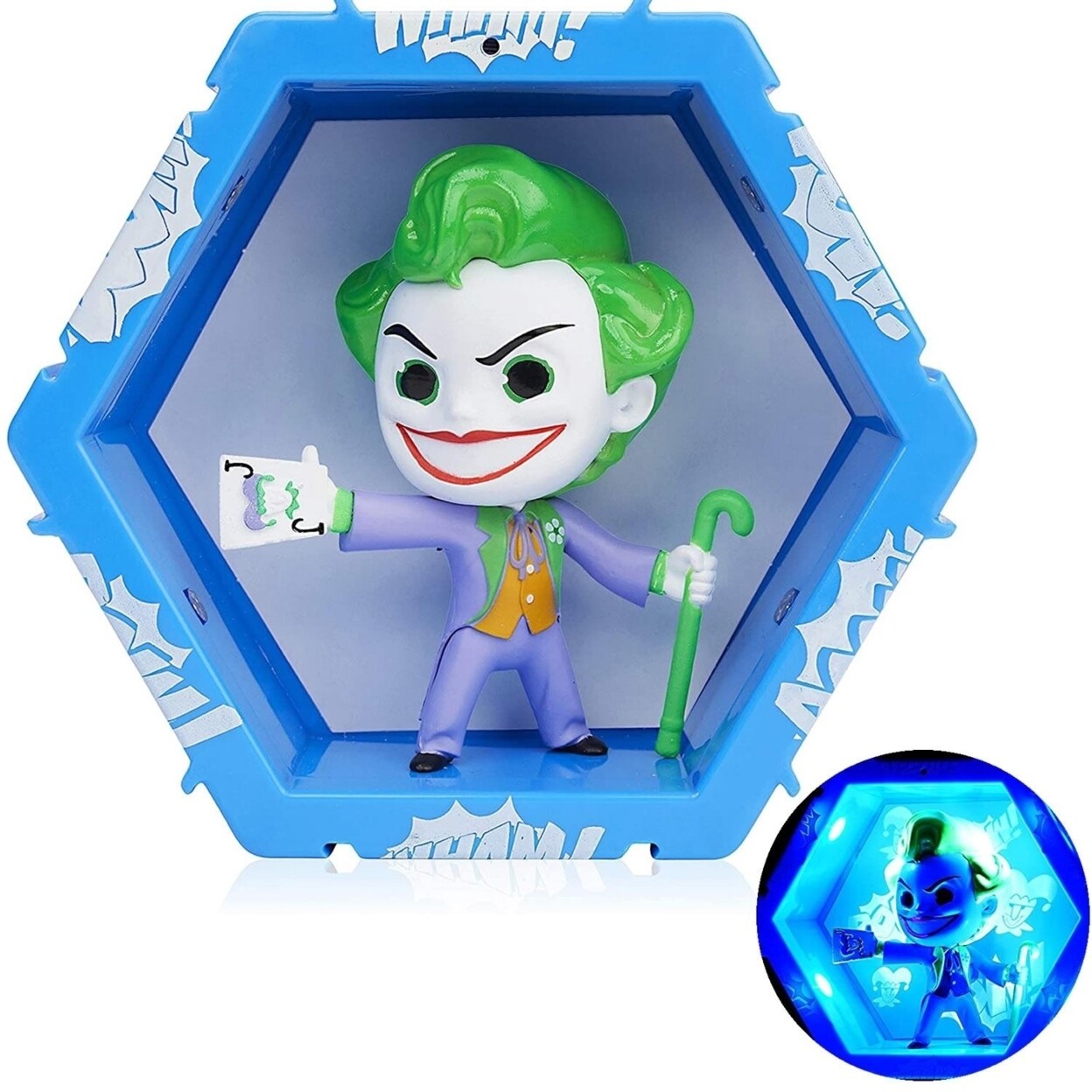 WOW Pods DC Universe The Joker Swipe Light-Up Connect Figure Superhero ...