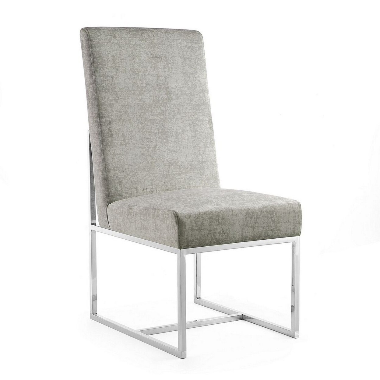 Manhattan Comfort Element Steel Velvet Dining Chair | Michaels