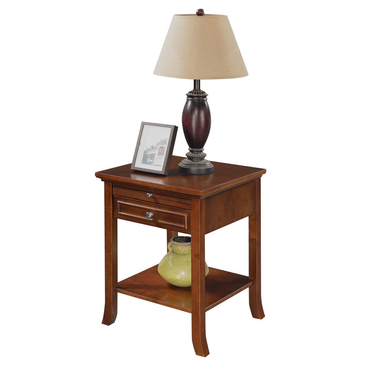 Convenience Concepts American Heritage Logan End Table with Drawer and ...