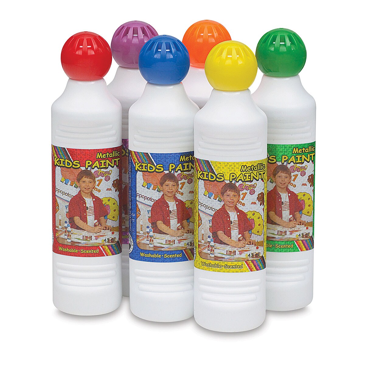 Crafty Dab Kids Paints - Shimmer Colors, Set of 6 | Michaels