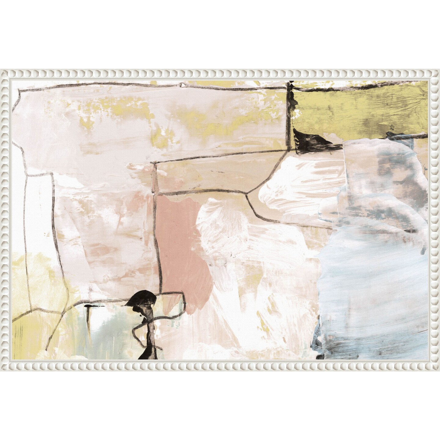 Abstract Pastels by Dan Hobday Framed Canvas Wall Art | Michaels