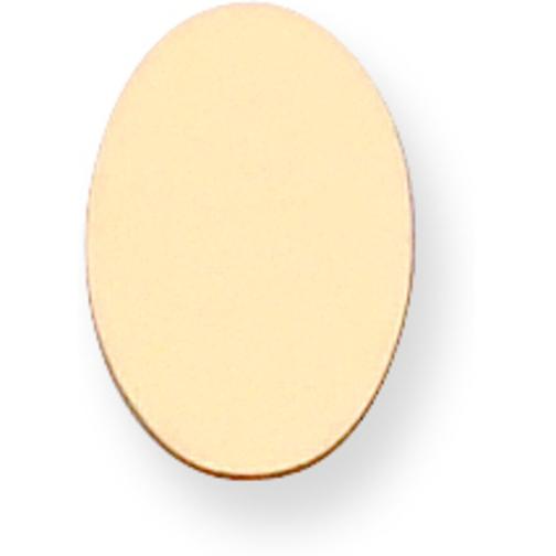14K Gold Oval Stamping Disc 0.018" | Michaels