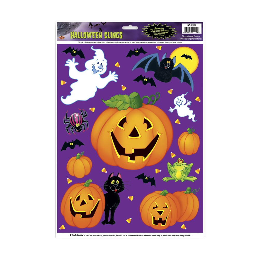 Beistle Pumpkin Patch Clings 12" X 17" Sheet - 12 Pack | Michaels