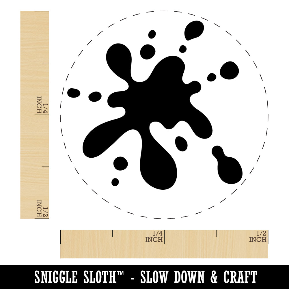 Paint Ink Blood Spatter Splat Drip Rubber Stamp for Stamping Crafting ...