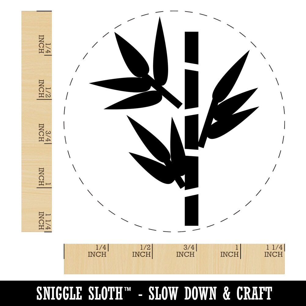 Bamboo Shoot Rubber Stamp for Stamping Crafting Planners | Michaels